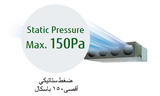 Medium Static Tropical Duct (Mid) - FUJITSU GENERAL Saudi Arabia